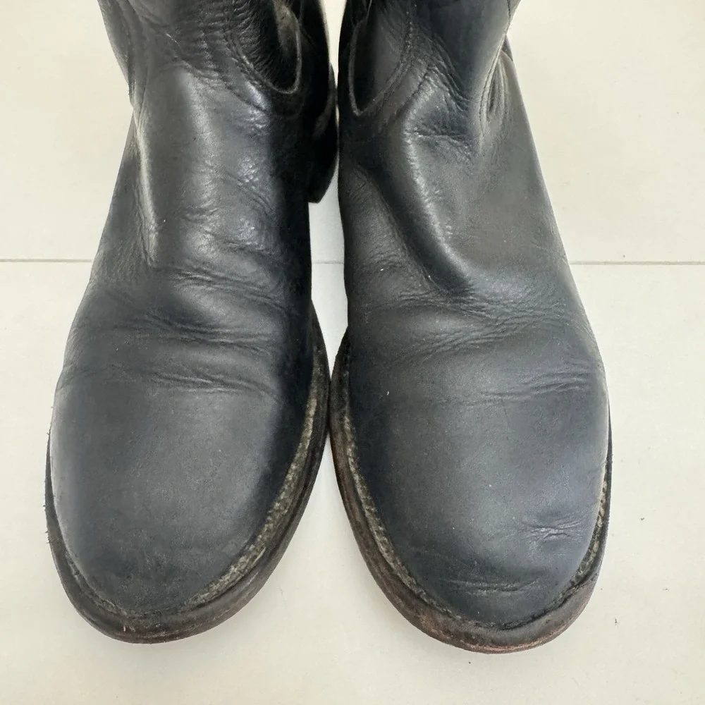Boulet | Shoes | Boulet Womens Cowgirl Western Boots Black 20 Size 7c ...